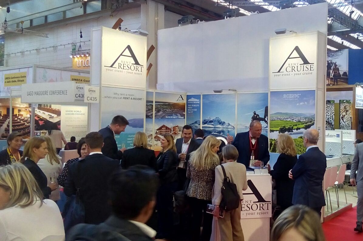 IMEX Frankfurt 2017: RENT-A-RESORT Booth - RENT-A-RESORT